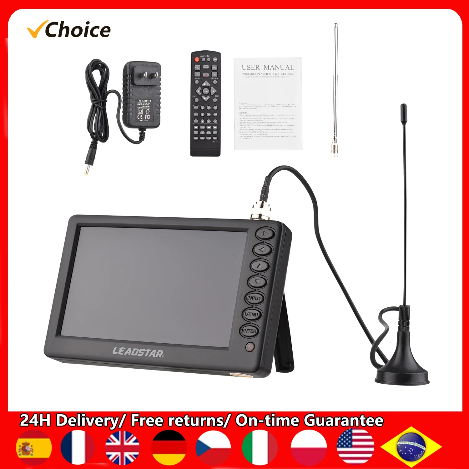 Digital-TV-Player-5-inch-Screen-Portable-Pocket-TV-Car-Television ...