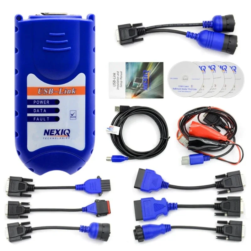 NEW-For-NEXIQ-USB-LINK125032-Diesel-Truck-Interface-OBD2-Diagnostic-Tool-Heavy-Duty-Truck ...