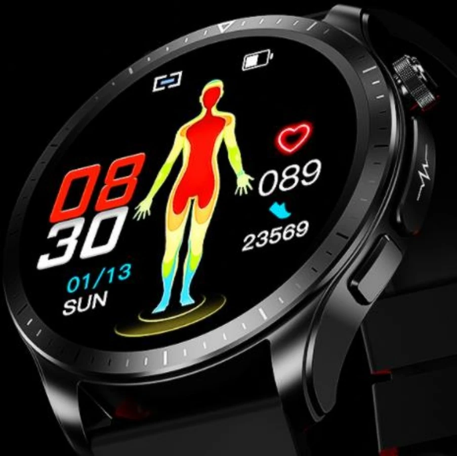 2023 샤오미 화웨이 ECG PPG 비침습 혈당 혈압 J 건강 모니터링 스마트워치 남성용, 신제품| | - AliExpress