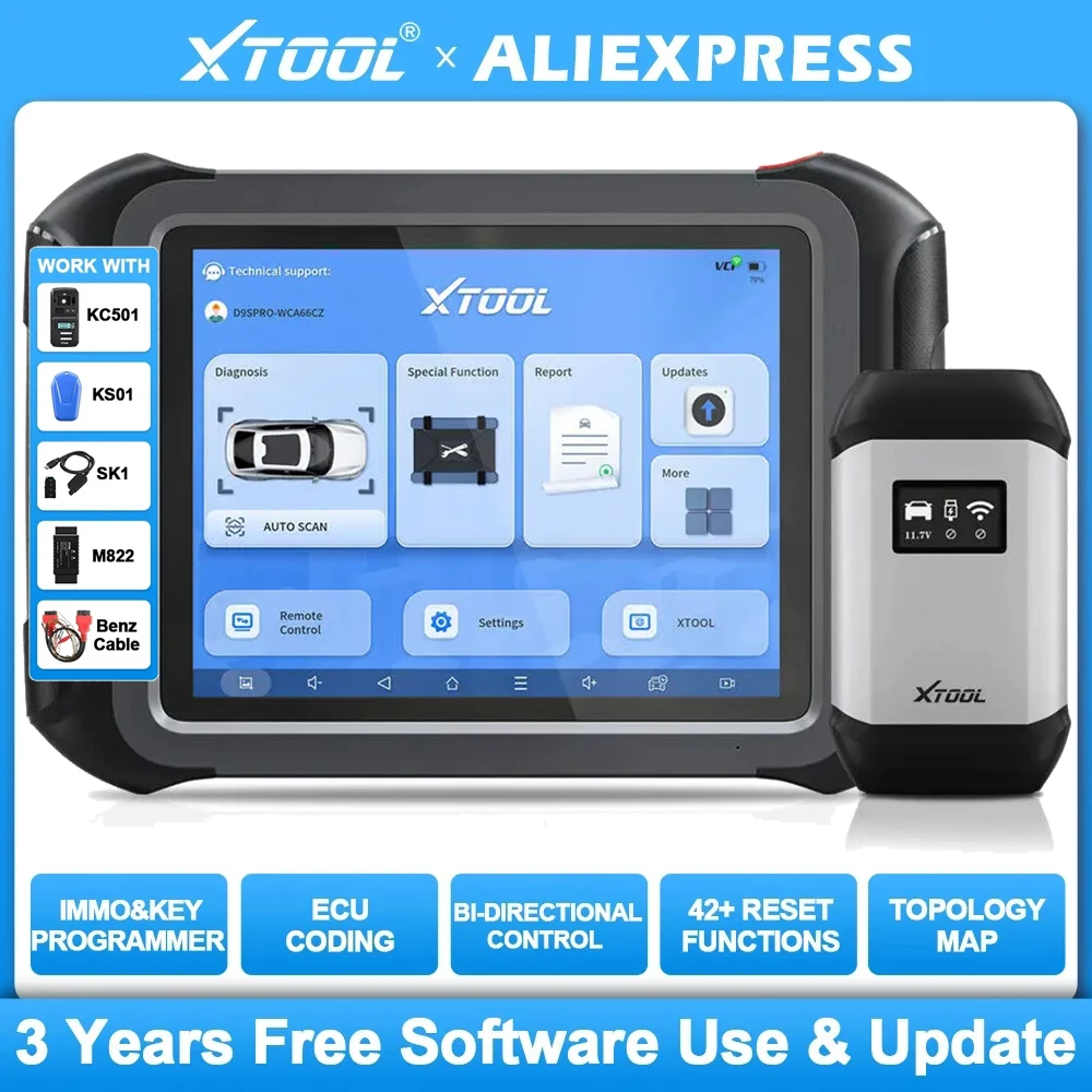 2024-XTOOL-D9SPro-Automotive-Diagnostic-Tool-Key-Programming-All-Key ...