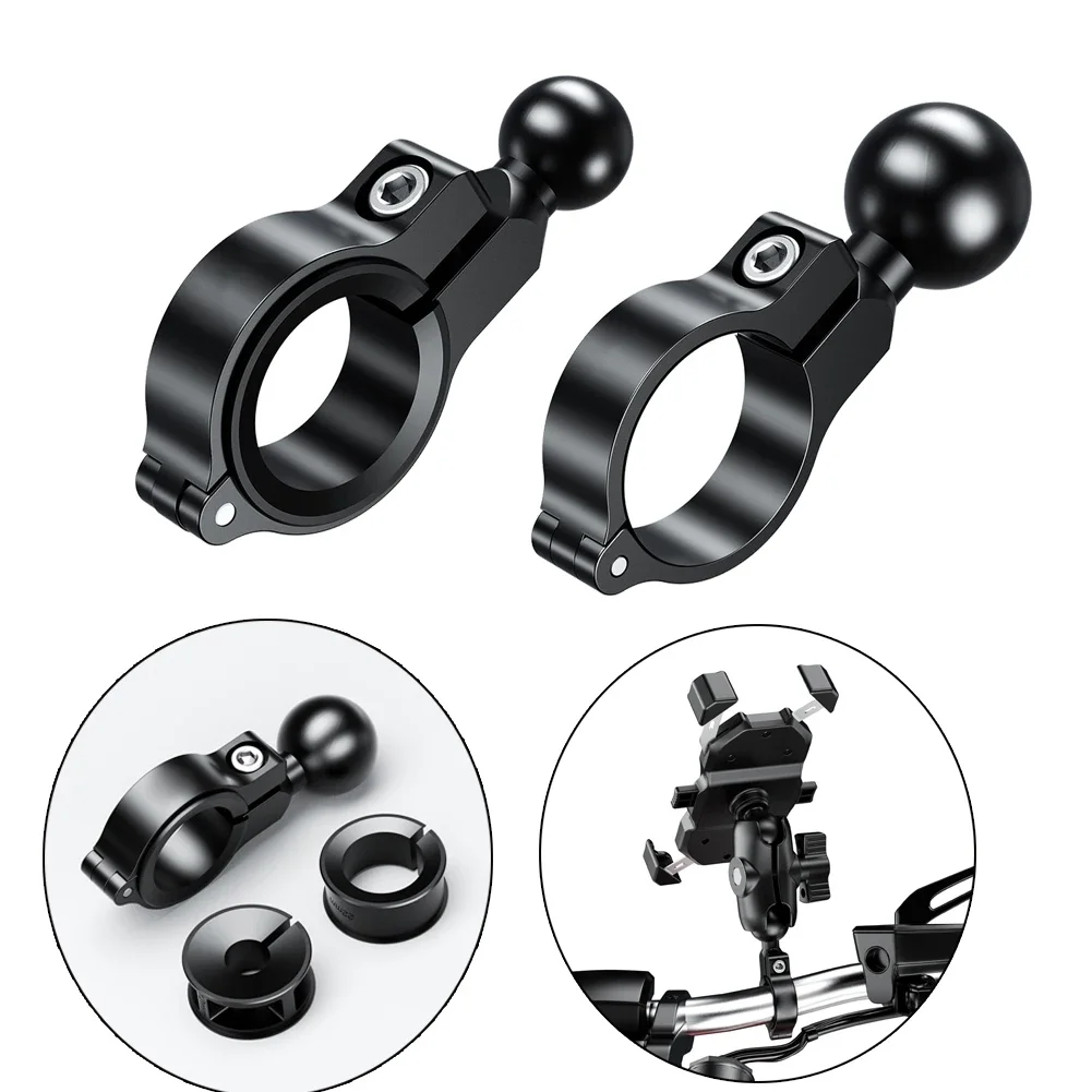 Motorcycle-Handlebar-Base-Aluminum-Alloy-Handlebar-Ball-Mount-Base ...