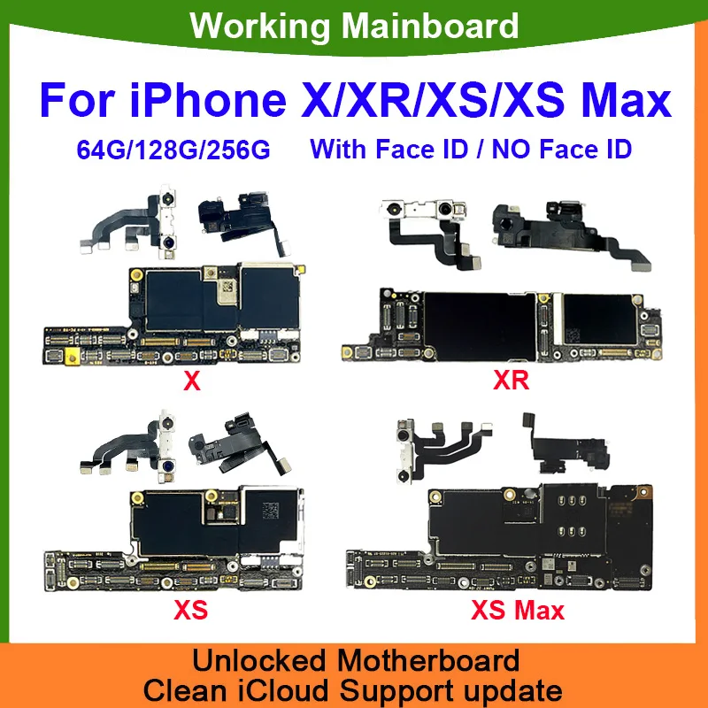 Tested Motherboard for iPhone X XR XS Max 64g 128g 256g Unlocked ...