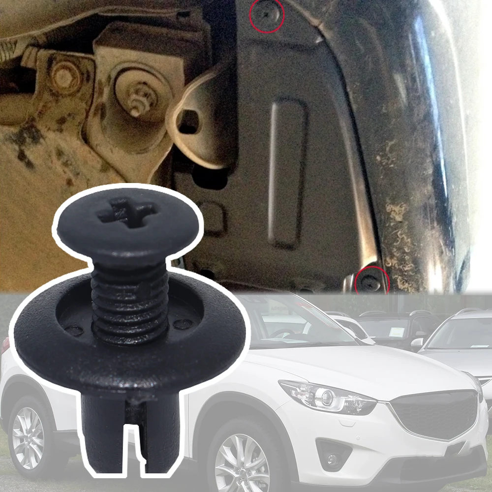Car-Lining-Mud-Guard-Screw-Bumper-Retainer-Rivet-Rear-Trunk-Clip-For ...