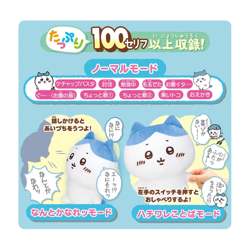 Bandai Chiikawa Speaking Plush Toy - Chiikawa Plush