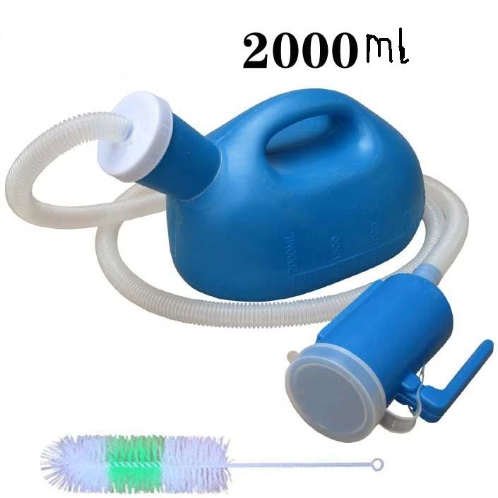 2000ml Plastic Male female Bed Potty Pee Bottle Pee Collector With ...