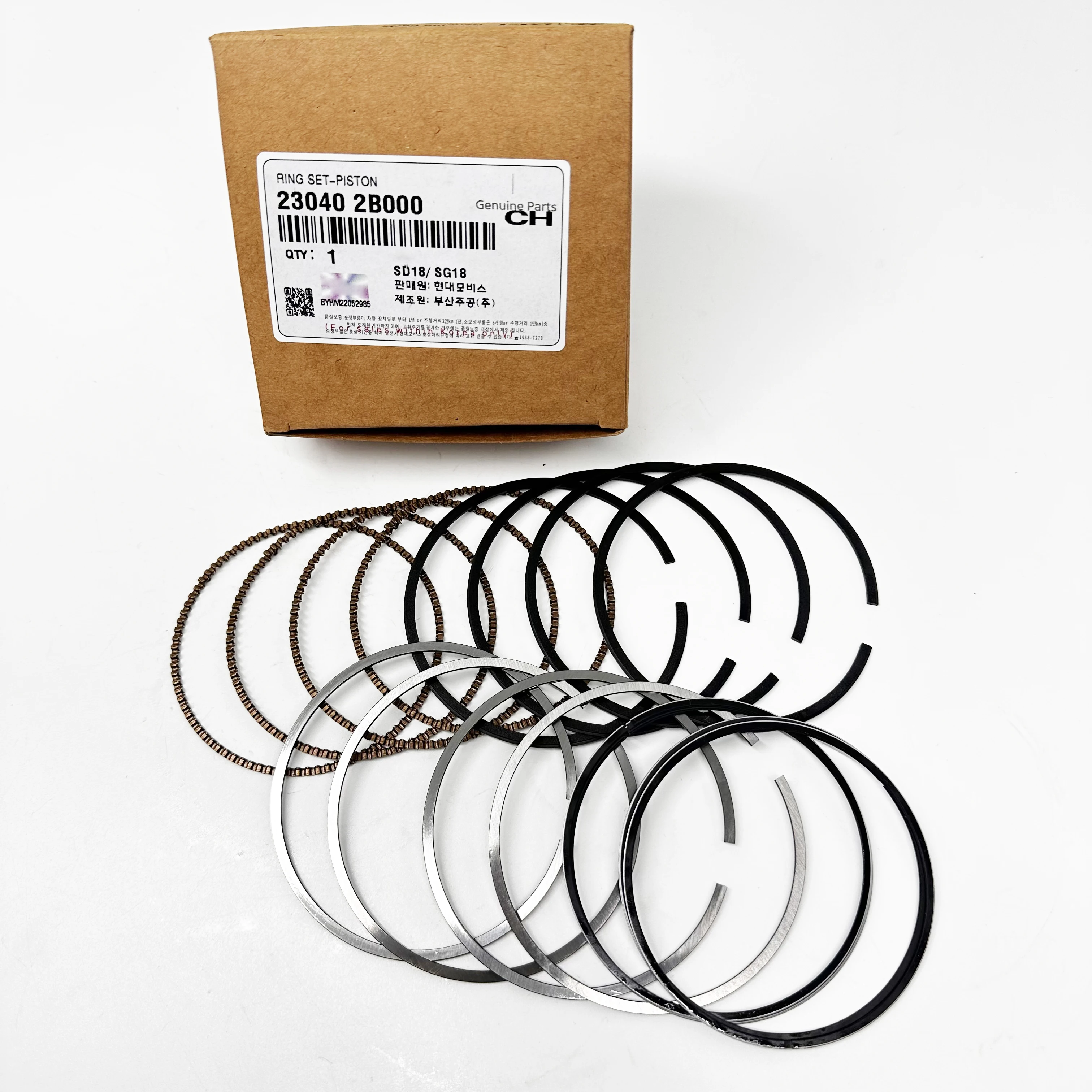 New G4FC STD Engine Piston ring Fit For HYUNDAI Accent KIA Carens Rio ...