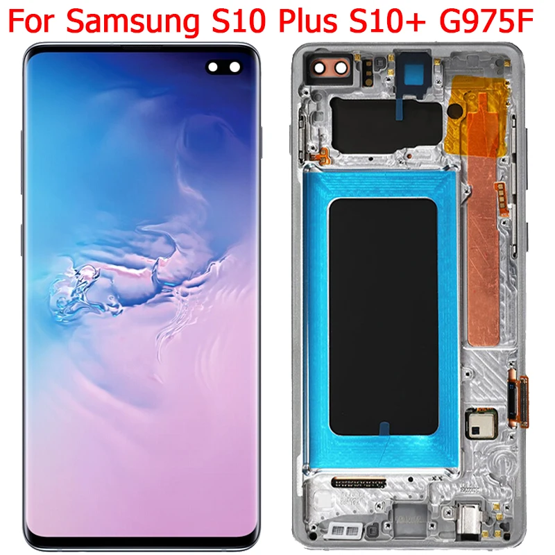Original G975f Lcd For Samsung Galaxy S10 Plus Display Touch Screen 6.4 ...