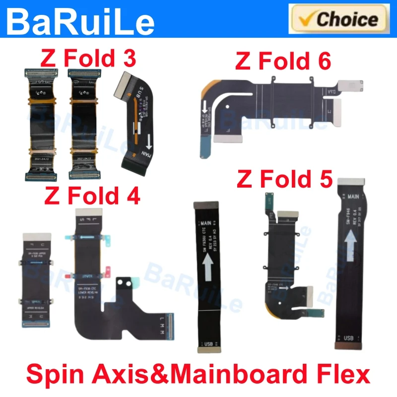 Spin Axis Flex For Samsung Z Fold 6 5 4 3 2 1 F916 F926 F936 F946 F956 ...