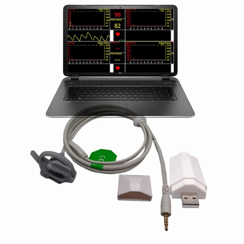 Reusable Pulse Oximeter Oximetry Neonate Neonatal Wrap PC Based USB ...