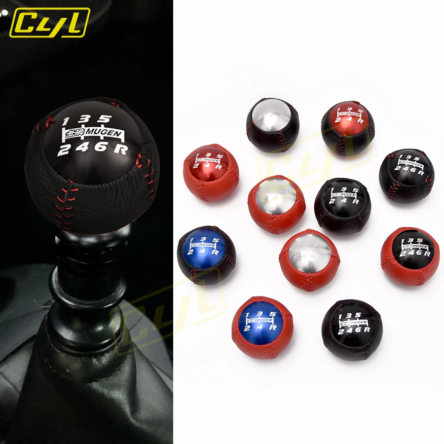 JDM-Mugen-Leather-Aluminium-Gear-Shift-Knob-5-6-Speed-Shift-Knob-M10-1 ...