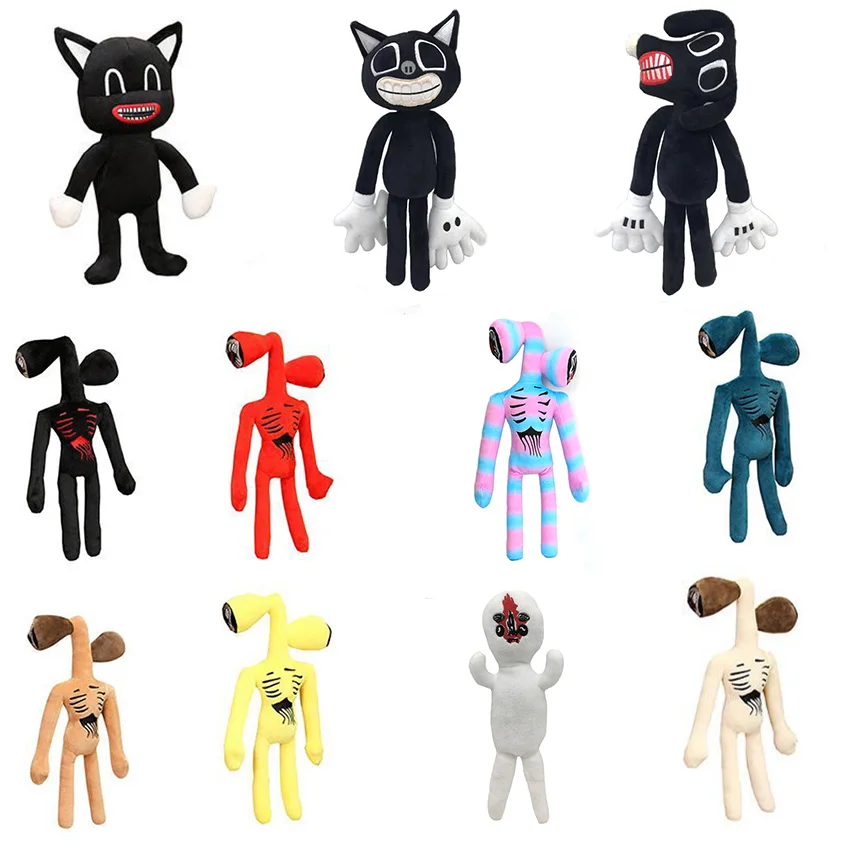 New Hot Sale Anime Siren Head Plush Doll Toys Scary Sirenhead Cat Soft ...