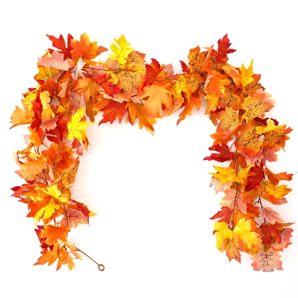 200cm Artificial Maple Leaf Garland – Crafting Corner