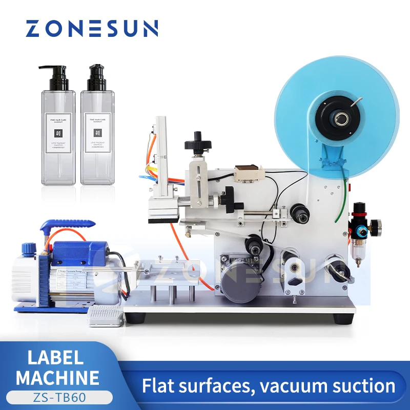 ZONESUN-Automatic-Flat-Surface-Labeling-Machine-Top-Bottom-Label ...