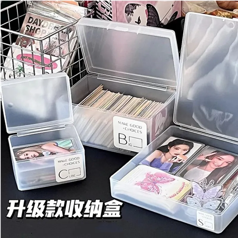Transparent-Plastic-Box-Ins-Photo-Card-Storage-Box-Translucent-Ins ...
