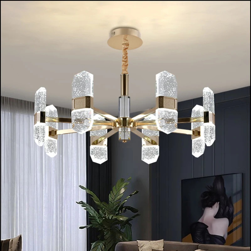 AiPaiTe-Rubik-s-Cube-Oval-LED-Aluminum-Bubble-Crystal-Ceiling ...