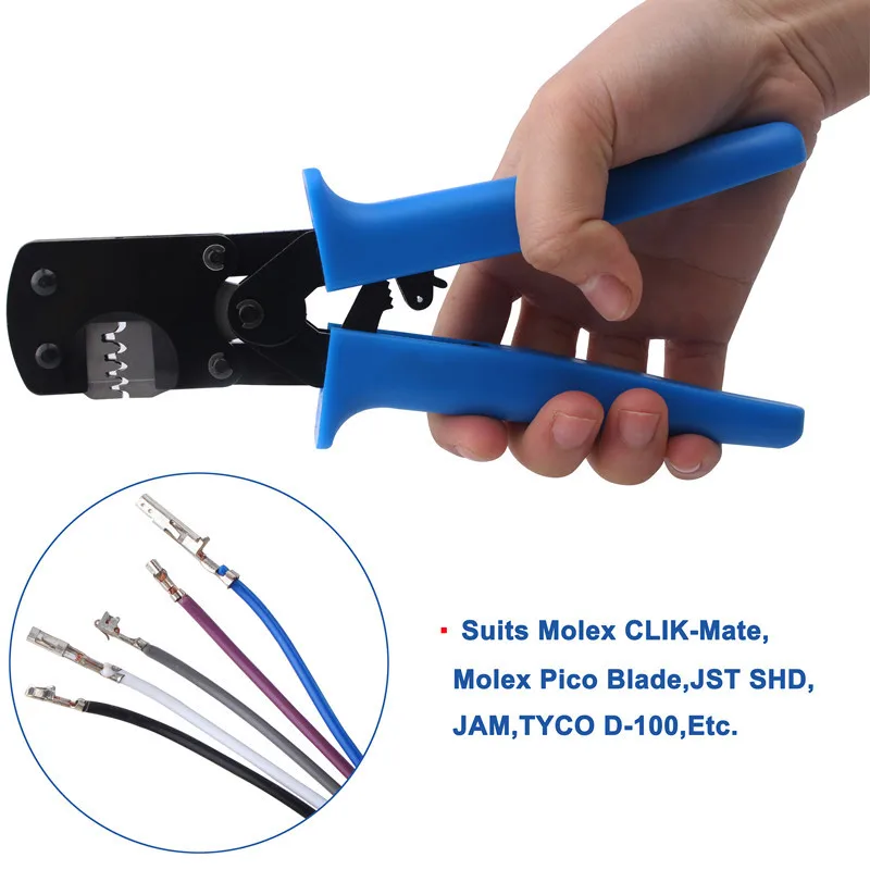 Crimping-Plier-Ratcheting-Crimper-for-D-Sub-Open-Barrel-suits-Molex-JST ...