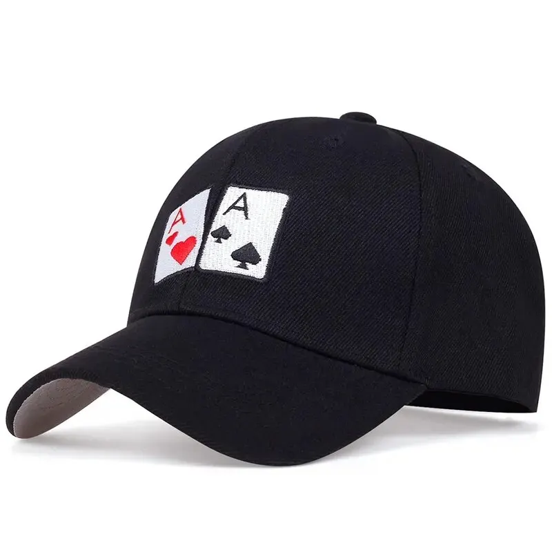 Unisex-Poker-Heart-A-Embroidery-Snapback-Baseball-Caps-Spring-and ...