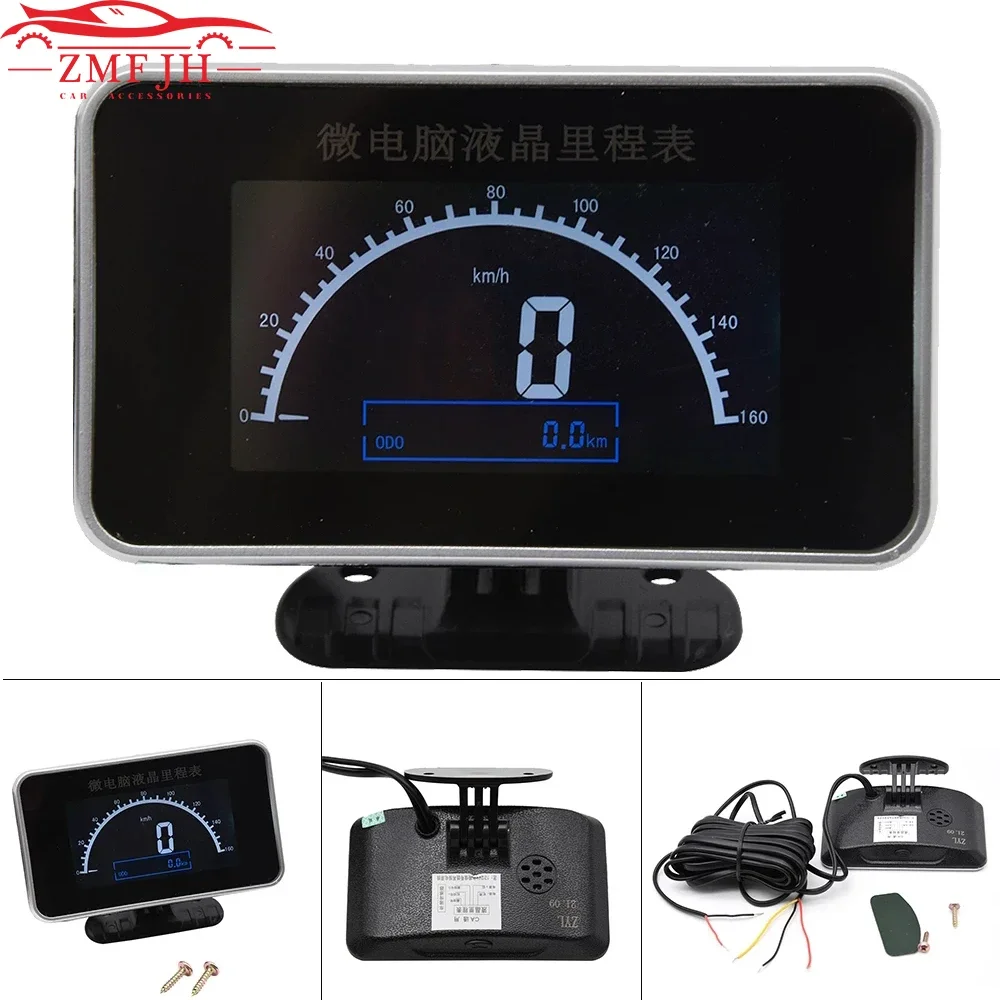 12V-24V-Car-Truck-2-IN-1-Functions-Digital-Speedometer-Speed-Meter ...