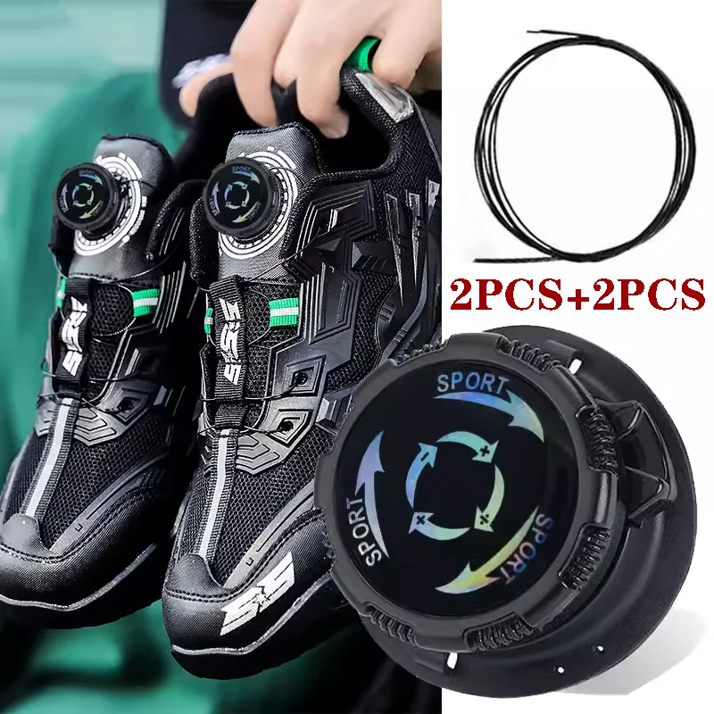 1pair-Rotating-Metal-Wire-Swivel-Automatic-Buckle-Rope-Sneaker ...