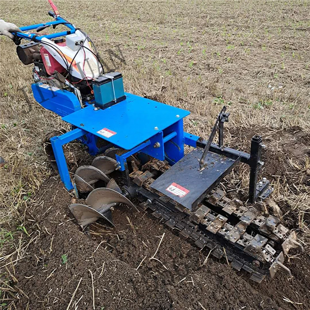 Pipe Laying Machine Cable Laying Walk-behind Trencher Walk-behind ...
