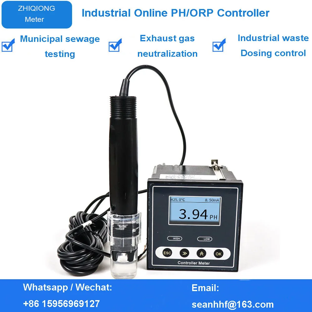 Continuous Ph Measurement | Ph Controller Orp Sensor | Electrode Probe ...