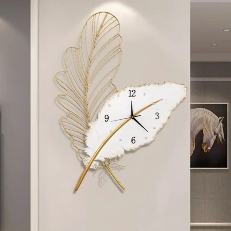 Simple-Modern-Home-Decoration-Living-Room-Decoration-Hanging-Watch-Iron ...