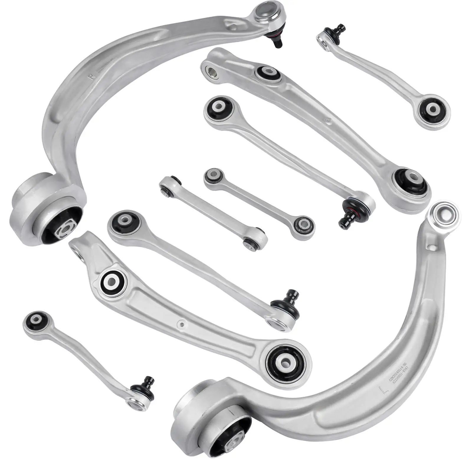 AP01 10x New Front Control Arms for Audi A4 A5 2008-2009 8K0407151B ...