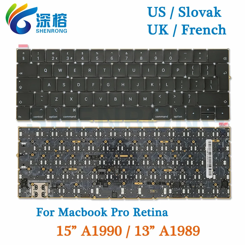 Original-New-UK-Layout-Keyboard-For-Macbook-Pro-15-A1990-13-A1989-US ...