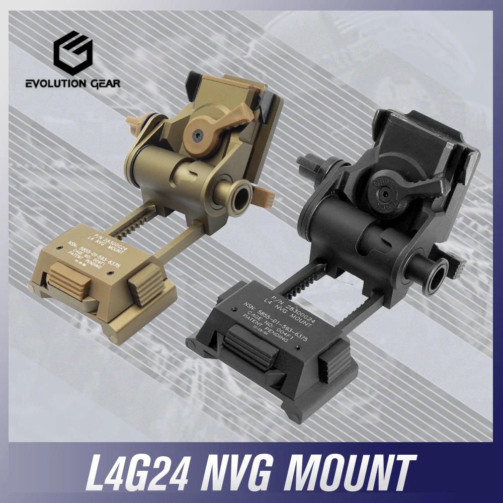 L4G24 NVG Helmet Mount Metal CNC PVS14 Mount with Original Markings ...