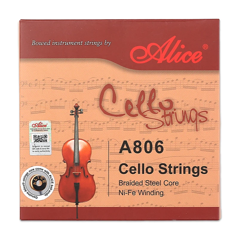 Alice-A806-Cello-Strings-Professional-Steel-core-Alloy-Winding-Nickel-Plated-Ball-End-1set-Cello ...