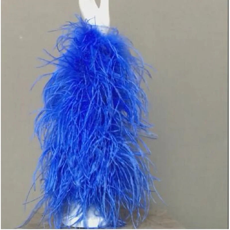Ostrich-Feather-Arm-Sleeve-Glove-Cuffs-For-Party-Luxurious-Furry-Fluffy ...