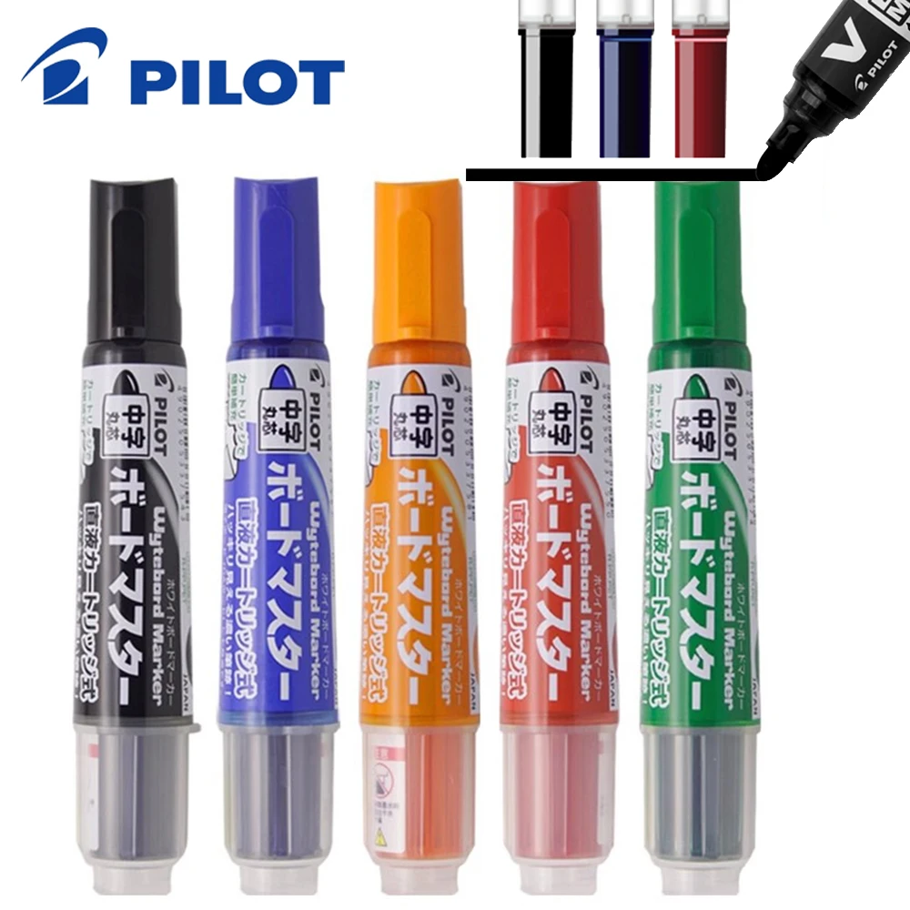Pilot-Whiteboard-Marker-Set-2-3mm-Magic-Pen-Erasable-Refillable-Liquid ...