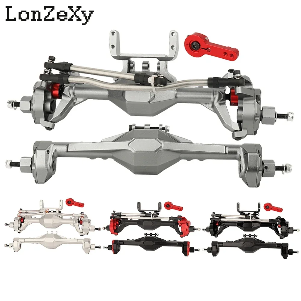 SCX10 II 1:10 CNC Metal Alloy Front Rear Portal Complete Axle for 1/10 ...