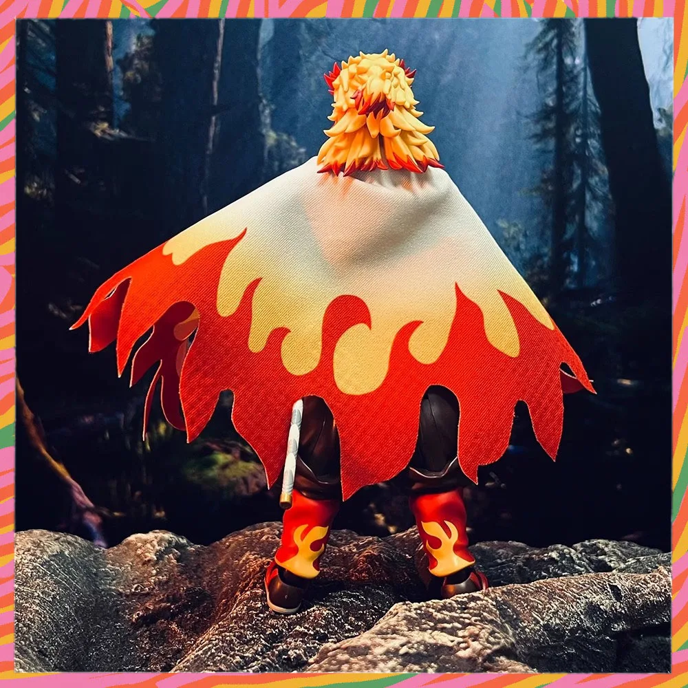 1/12 Scale Fabric Cape 1/12 Scale Fabric Wired Cape For 6” Demon Slayer ...