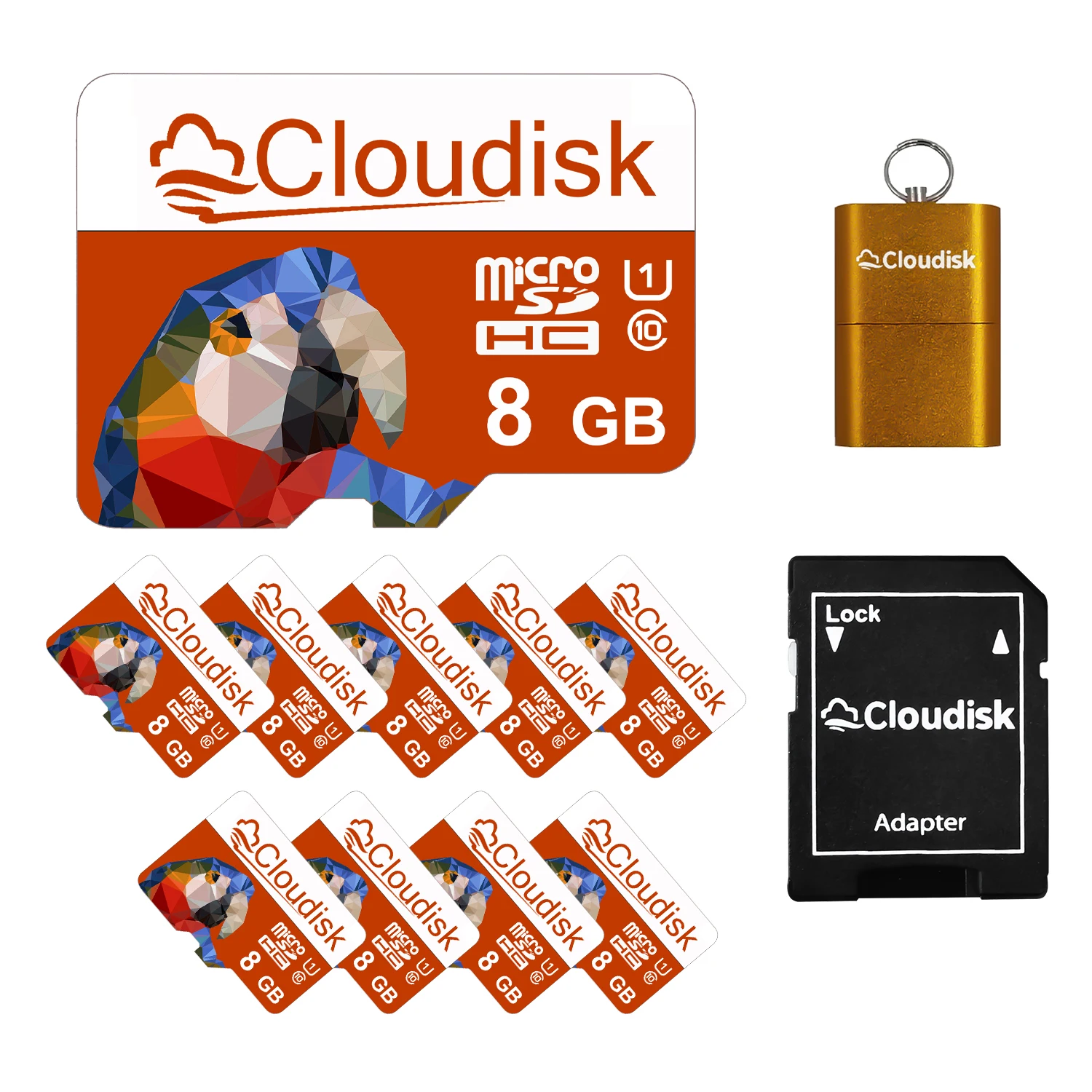 Cloudisk-10Pack-Micro-SD-1GB-2GB-4GB-8GB-16GB-Flash-Memory-Cards-256GB ...