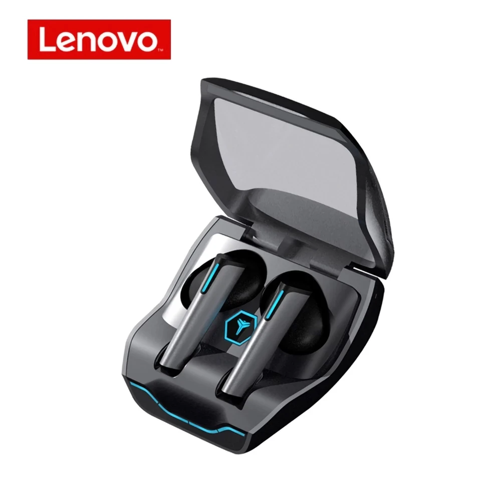 Lenovo auriculares inalámbricos XG02 TWS con Bluetooth para videojuegos, cascos con Control ...