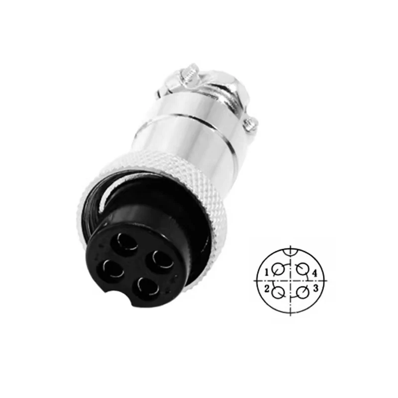 GX12-4-Pin-Female-Plug-Cable-Circular-Aviation-Socket-Connector-Sewer ...