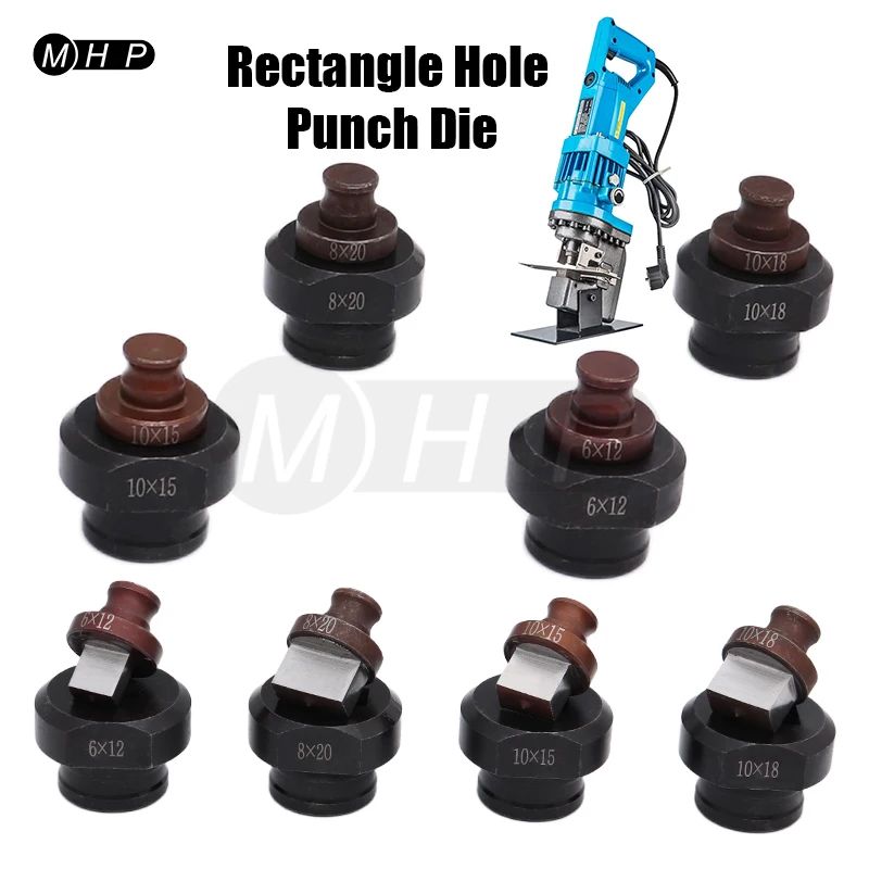 MHP-Hydraulic-Rectangle-Hole-Punch-Die-for-MHP-20-Hydraulic-Hole-Punch-Machine-Molde-de ...
