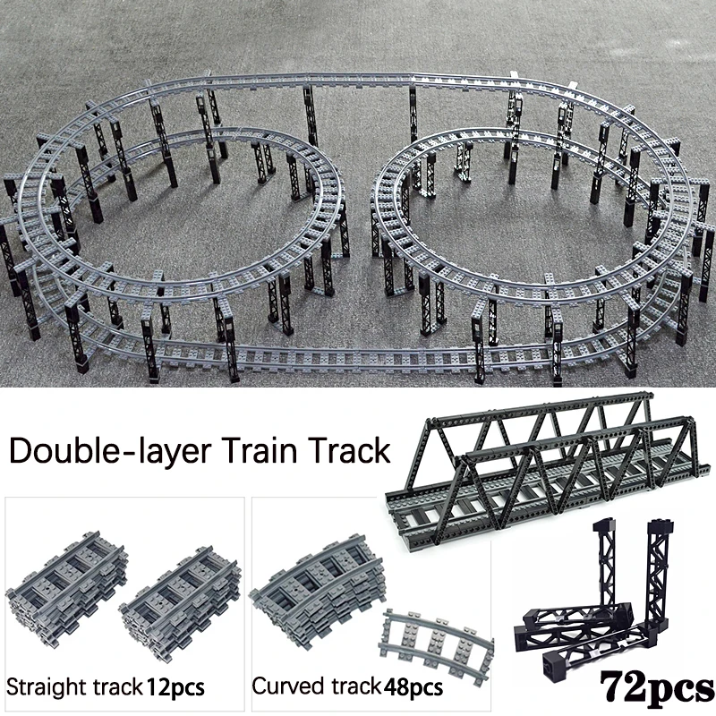 Lego City Trains Train Track Rail Straight Rails | Lego City Train ...