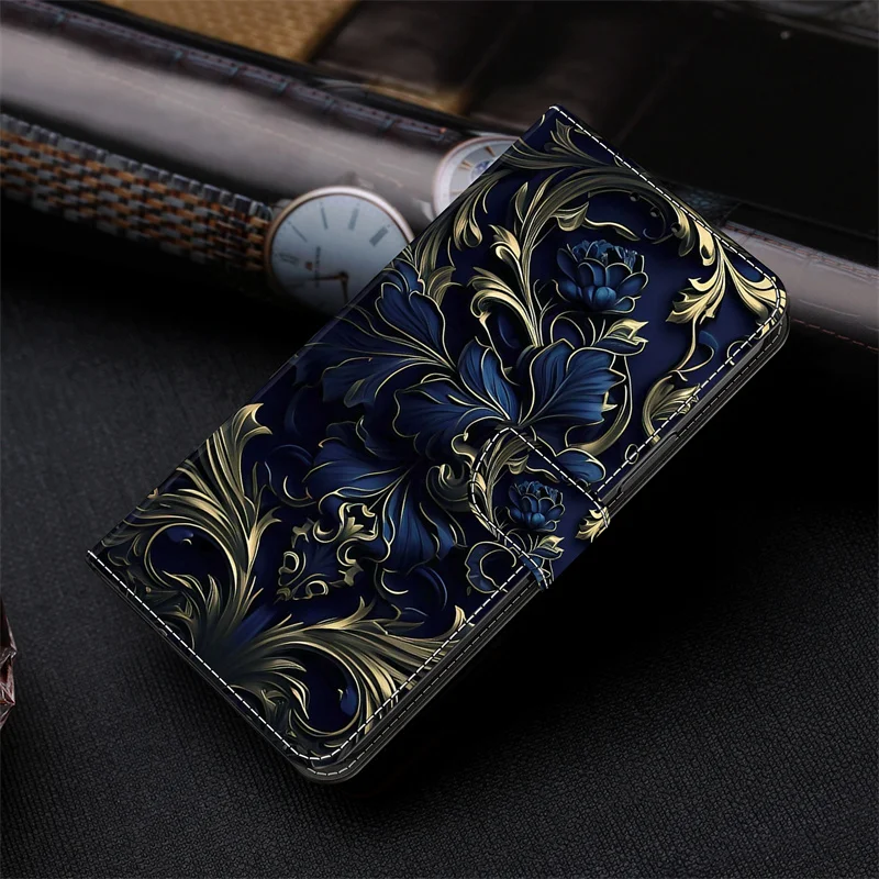 Premium 3D Magnetic Flip Leather Wallet Case for Pixel 5XL - 4A 5G ...