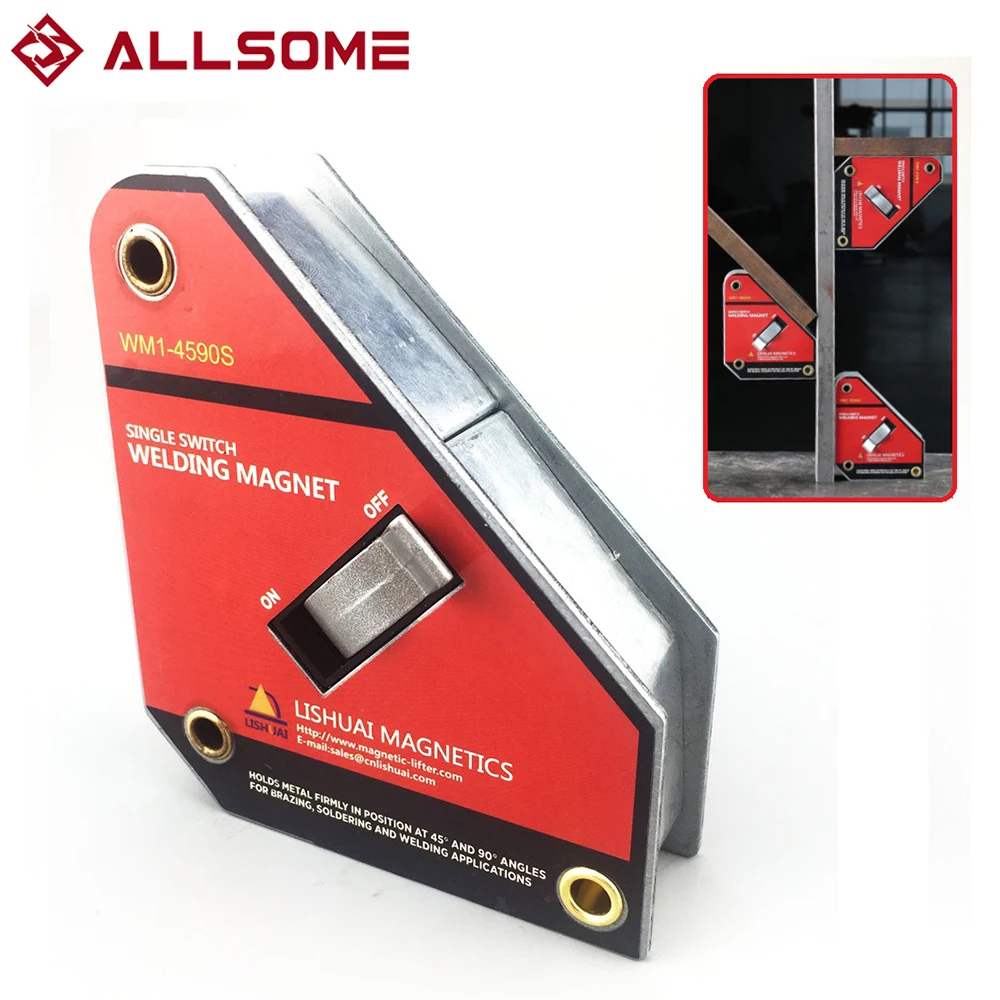 LISHUAI Neodymium Welding Magnet Holder On/Off Switch Magnetic Clamp ...