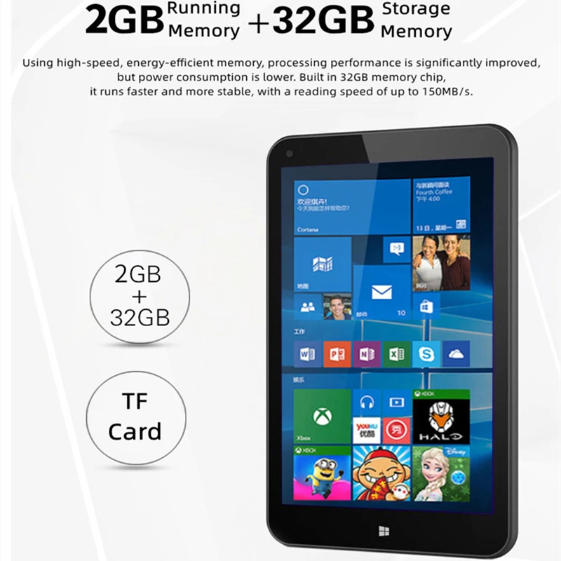 Kid-Tablet-Mini-Laptop-8-Inch-Windows10-TF-Card-WIFI-Bluetooth-Slim ...