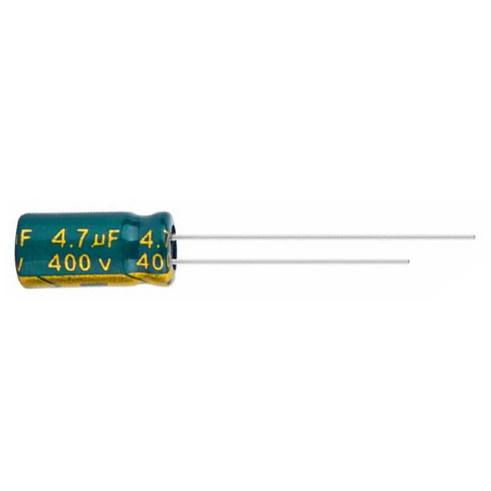 10pcs/lo Higt quality 400V4.7UF 400V 4.7UF 8*12MM low ESR/impedance ...