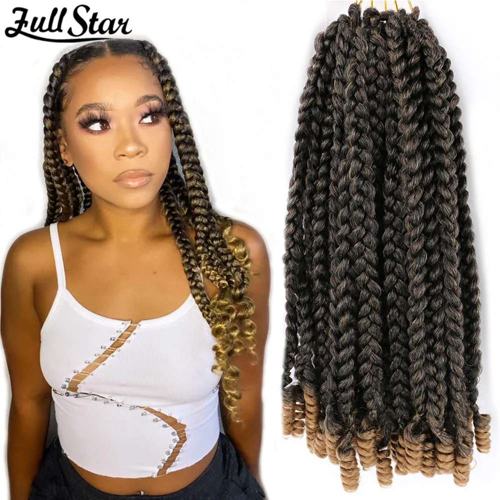 Full Star Goddess Box Braids With Curly Ends: The Real Deal on Crochet ...