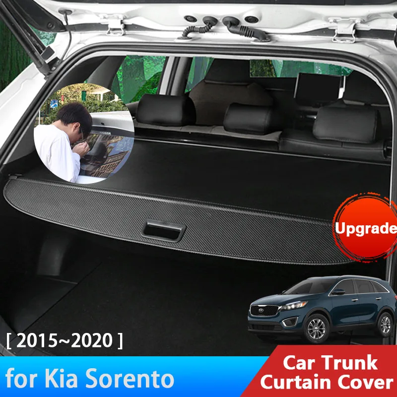 Leather-Carbon-Fibe-for-Kia-Sorento-3-UM-2015-2020-2018-2019 ...