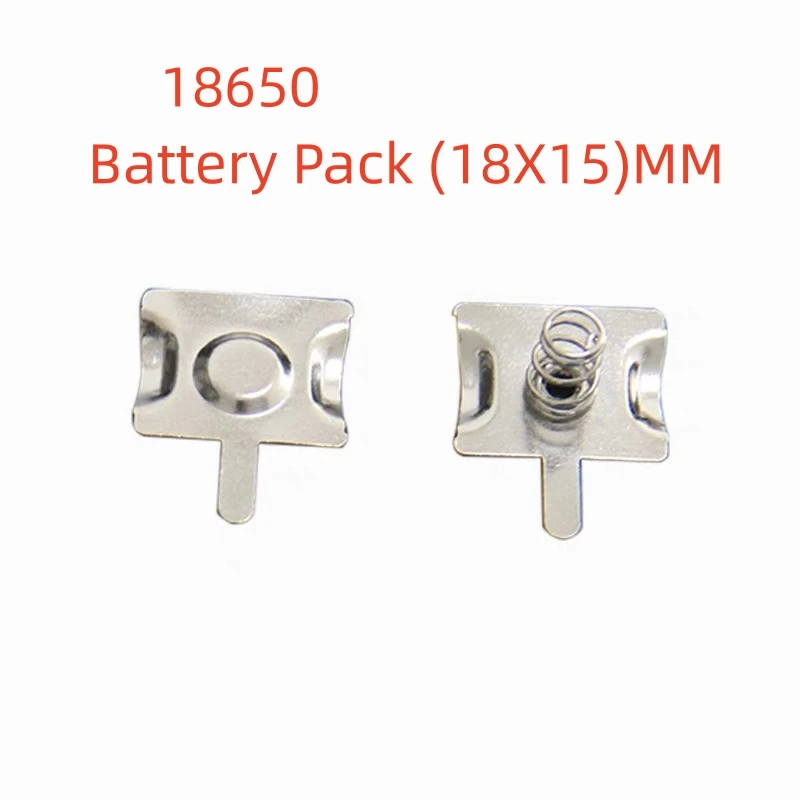100PCS18650-Battery-Chip-15X18MM-Spring-Contact-Piece-Battery-Box ...