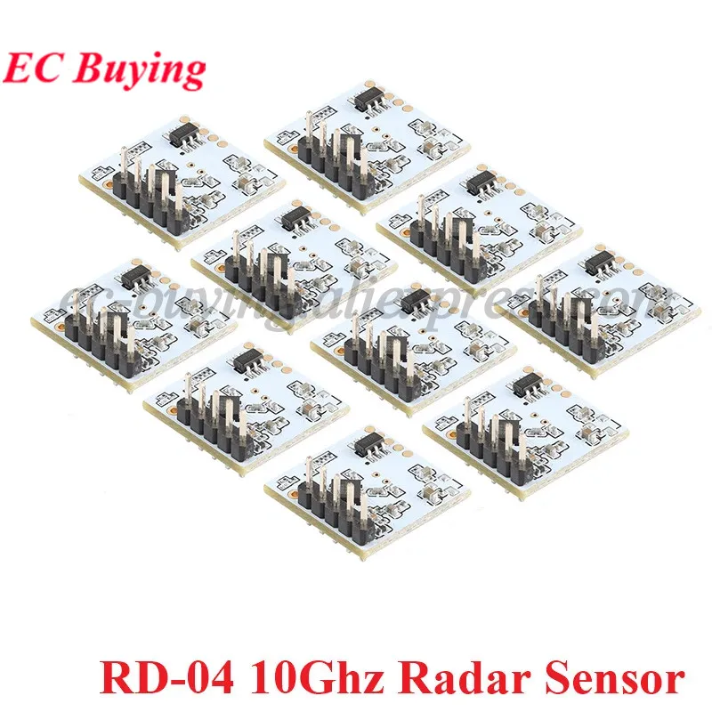 10Pcs-1pc-RD-04-10G-Radar-Sensor-module-10-525GHz-Human-Body-Micro ...