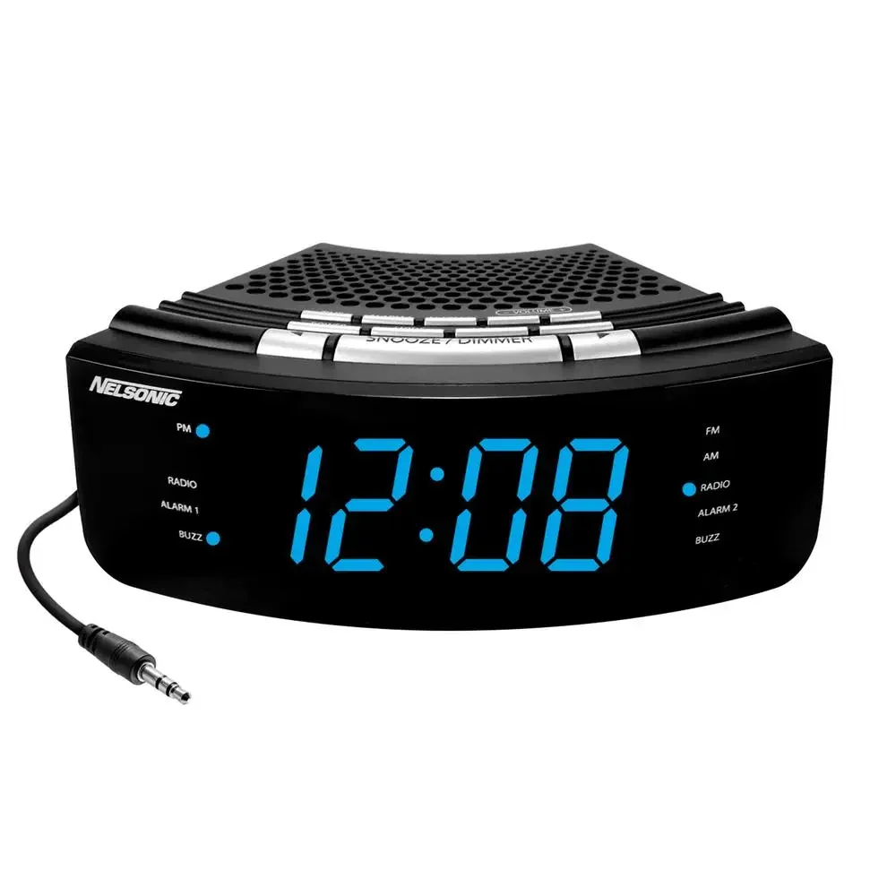 Digital-Alarm-Clock-Radio-with-AM-FM-Tuner-Jumbo-LED-Display-Multiple ...