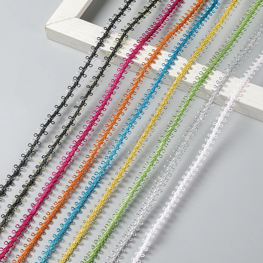 8MM-Gold-Silver-Trim-Sewing-Lace-Colored-Rope-Braided-Lace-Ribbon-Home ...