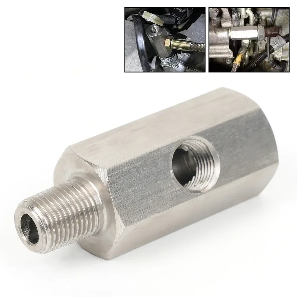 1pc Car Oil Pressure Sensor Steel Side Hole 1/8 "NNPT Internal Thread ...